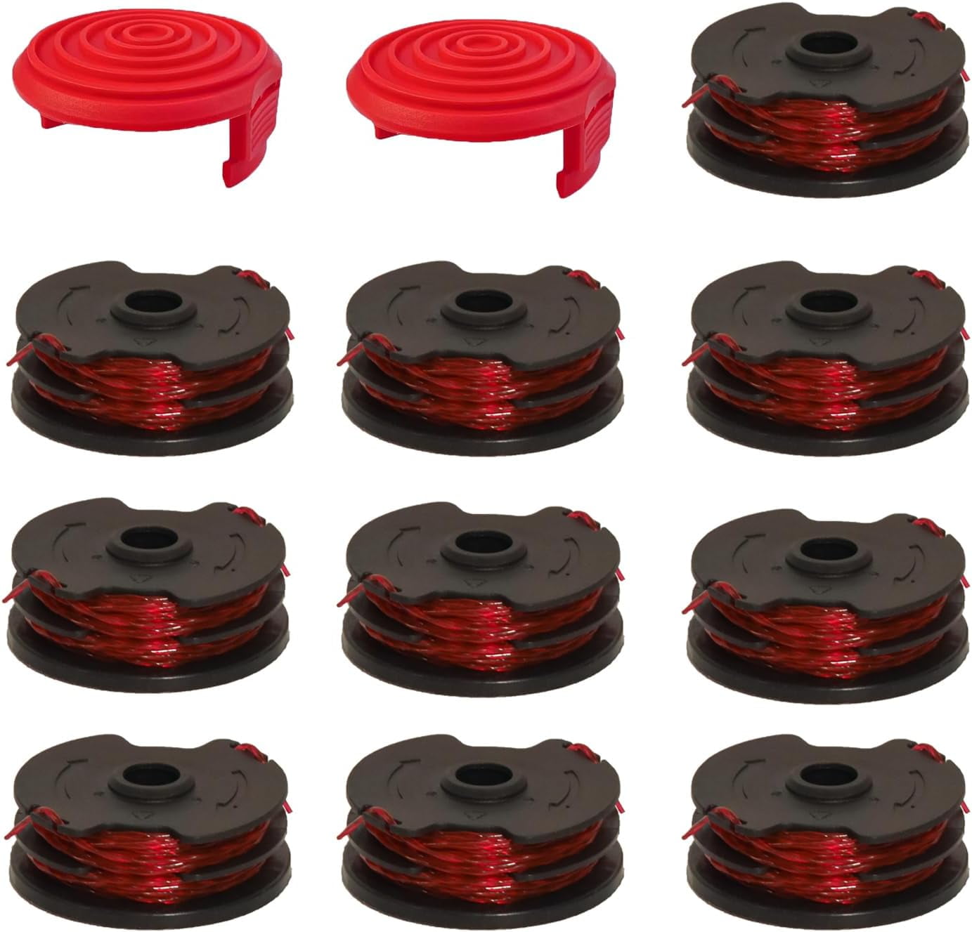 0.065'' 27FT Replacement Trimmer Spools for Hyper Tough, Weed Eater ...