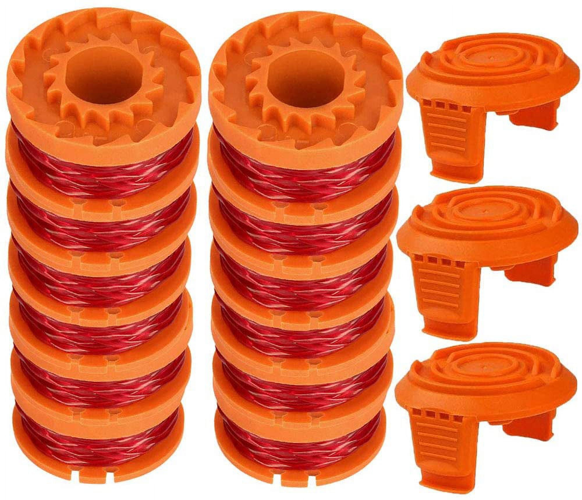 0.065” Thick Replacement Trimmer Spool Line with Auto Feed System ...