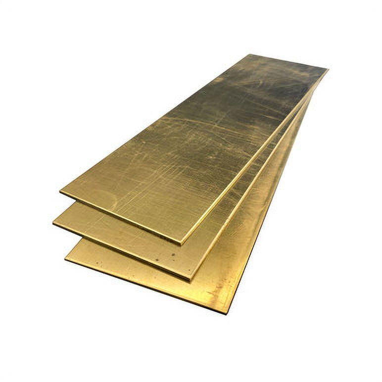 0.093" x 4" x 12", C260-H02 Brass Sheet, (3 Pack) - Walmart.com