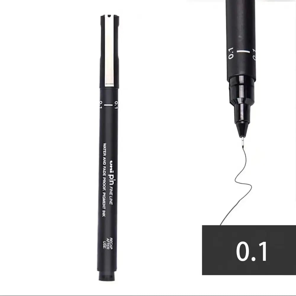 0.1-0.8mm Marker Pen Ultra Fine Line Marker Black Ink Drawing Sketch ...