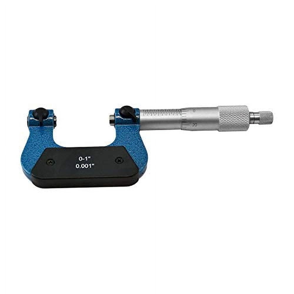 0-1" Range Screw Thread Micrometer Kit with 5 Pairs of Anvil 60 Degree ...