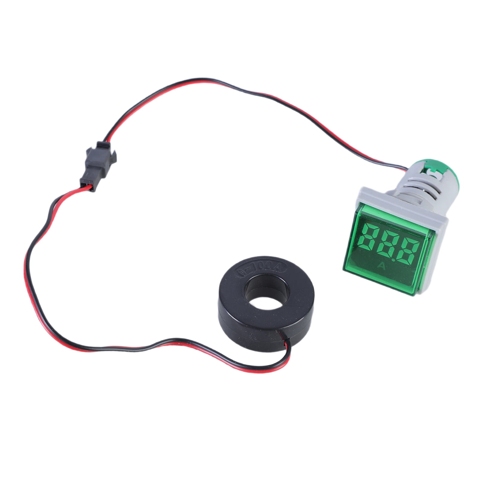 0-100A Current Detector Monitors Digital Ammeter AC100A Current Meter ...