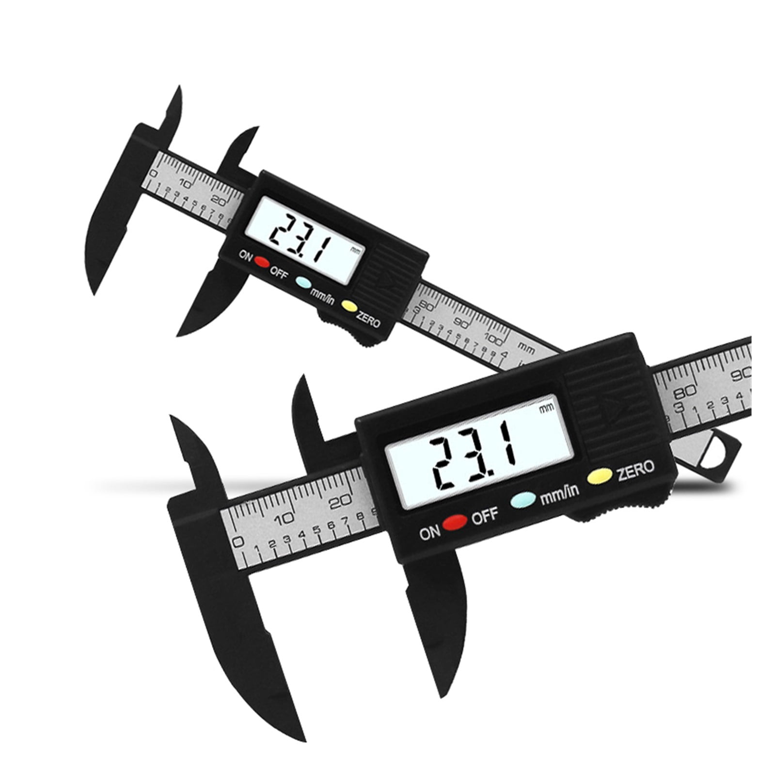 0-100mm Electronic Digital Vernier Caliper Gauge Measuring Tool ...