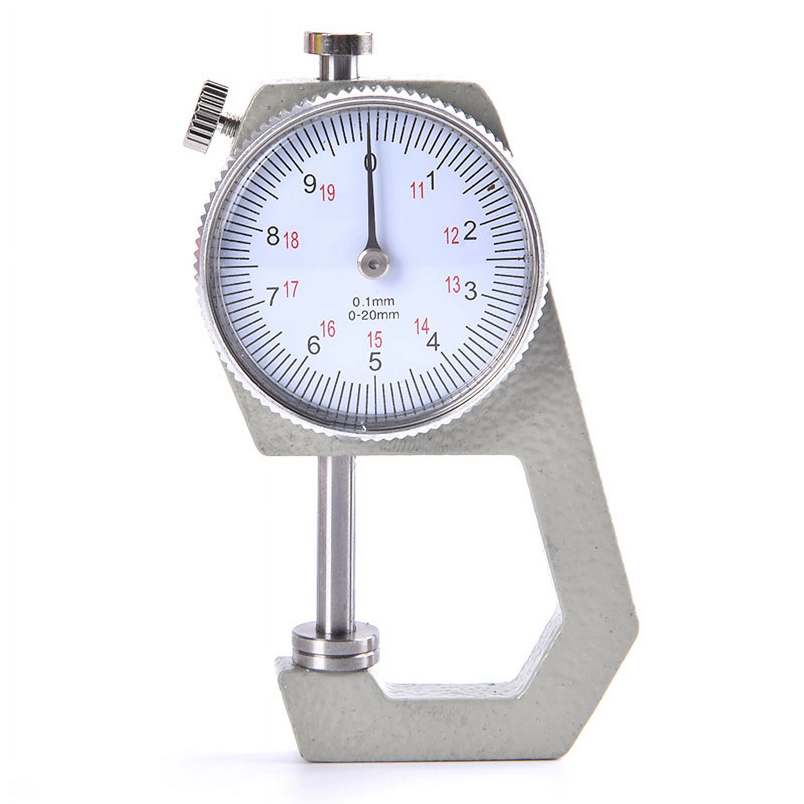 0-10mm/ 0-20mm Dial Thickness Gauge Leather Paper Thickness Meter ...