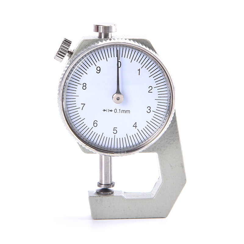 0-10mm/ 0-20mm Dial Thickness Gauge Leather Paper Thickness Meter ...
