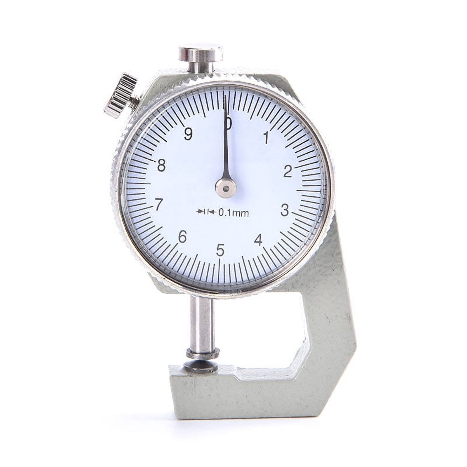 0-10mm 0-20mm Metal Dial Thickness Gauge Leather Paper Thickness Meter ...