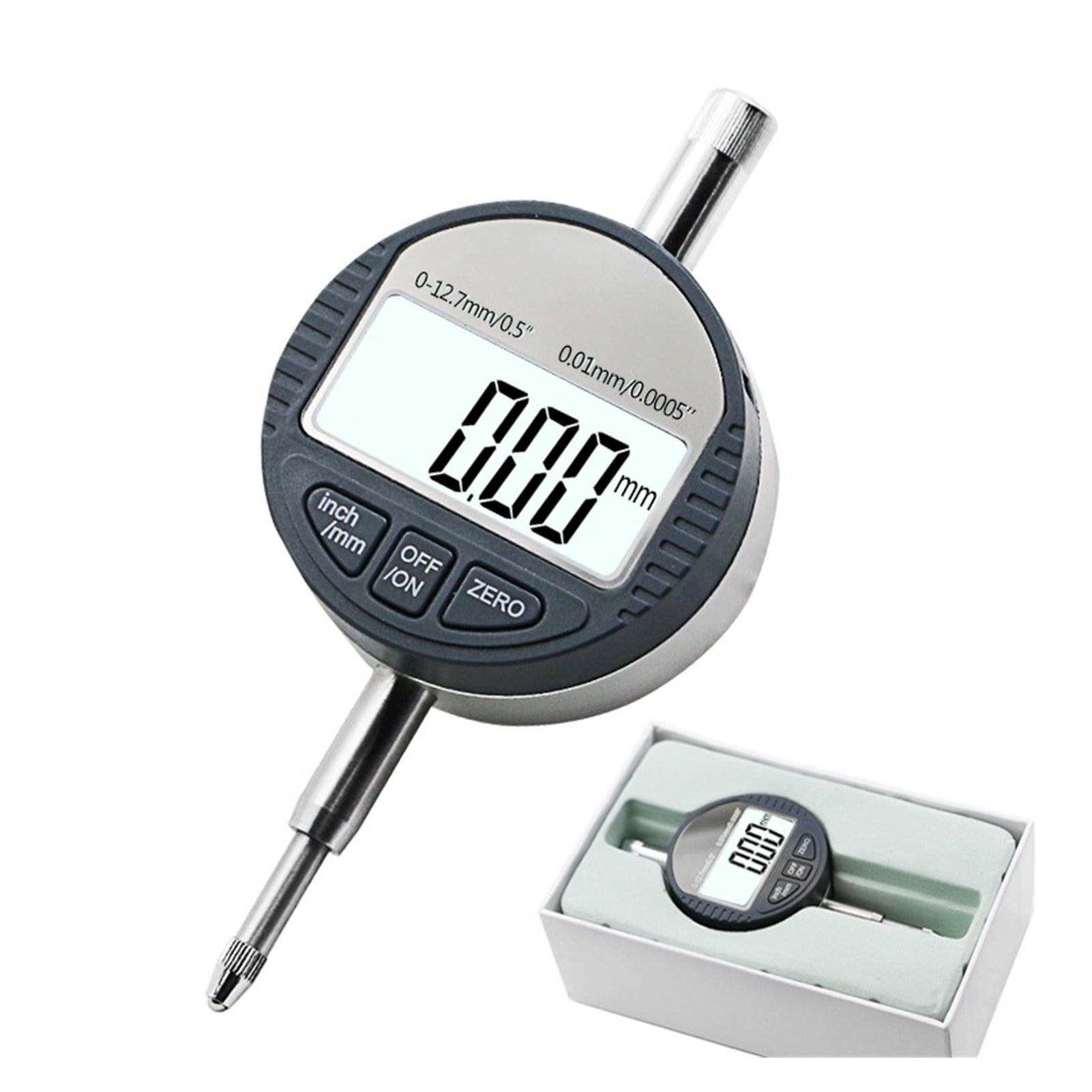 0-12.7mm/0.5" Digital Dial Indicator 0.01mm/0.0005" Electronic dial ...