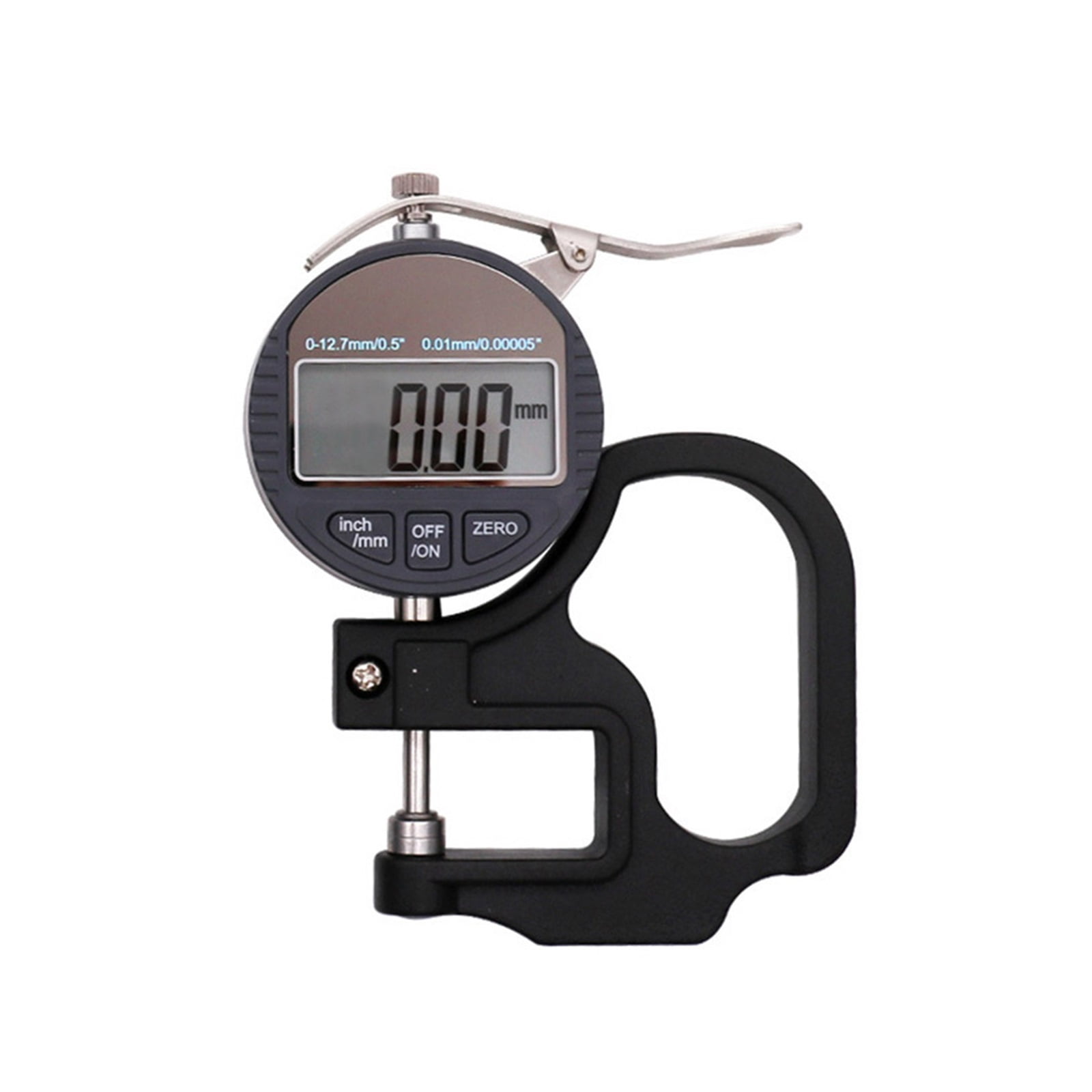 0-12.7mm Digital Thickness Gauge Handheld Plastic Digital Micrometer ...