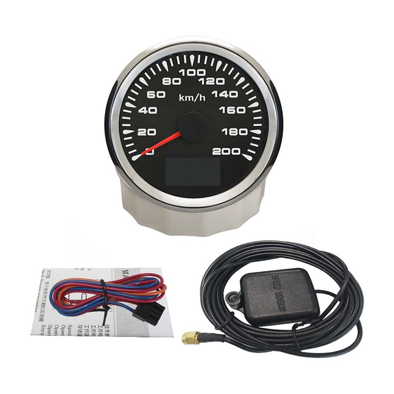 0-120KM/H 0-200KM/H GPS Speedometer Boat Car Motor With 8 Colors ...