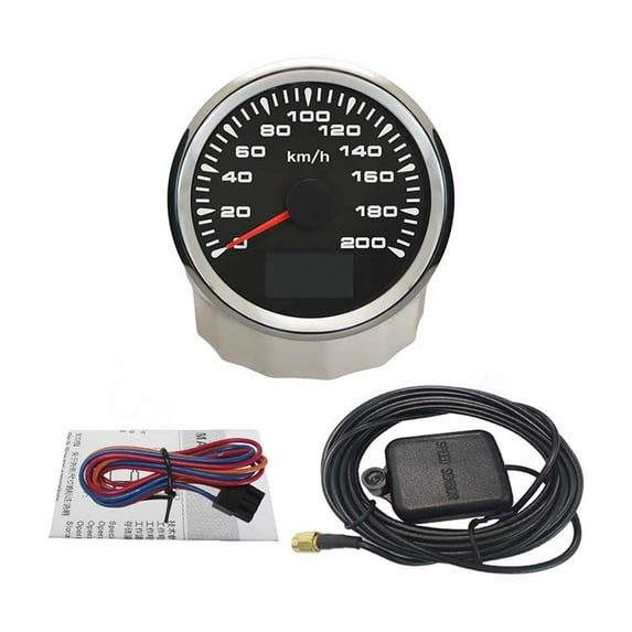 0-120KM/H 0-200KM/H GPS Speedometer Boat Car Motor With 8 Colors ...