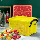 0.14L Candy Color Transparent Mini Storage Box, Cute Lockable Jewelry ...