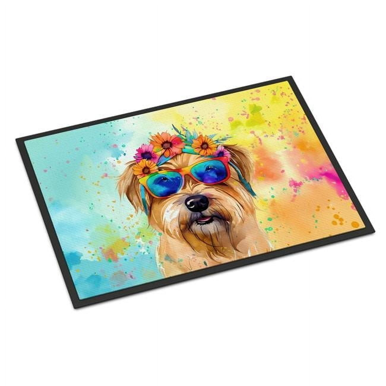 0.15 x 24 x 36 in. Cairn Terrier Hippie Dawg Indoor or Outdoor Mat ...