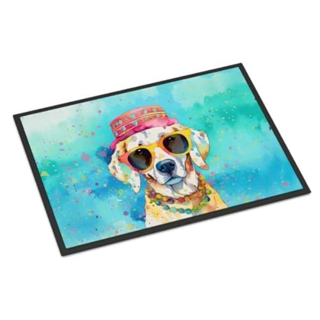 0.15 x 24 x 36 in. Hippie Dawg Indoor or Outdoor Mat - Walmart.com