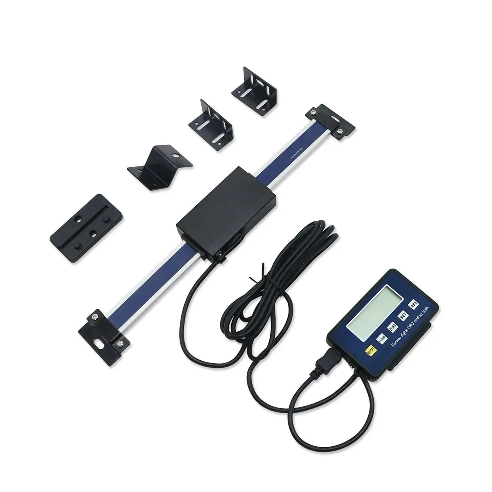 0-150mm/0-200mm/0-300mm 0.01mm DRO Magnetic Remote Digital Readout Digital Linear Scale External ...