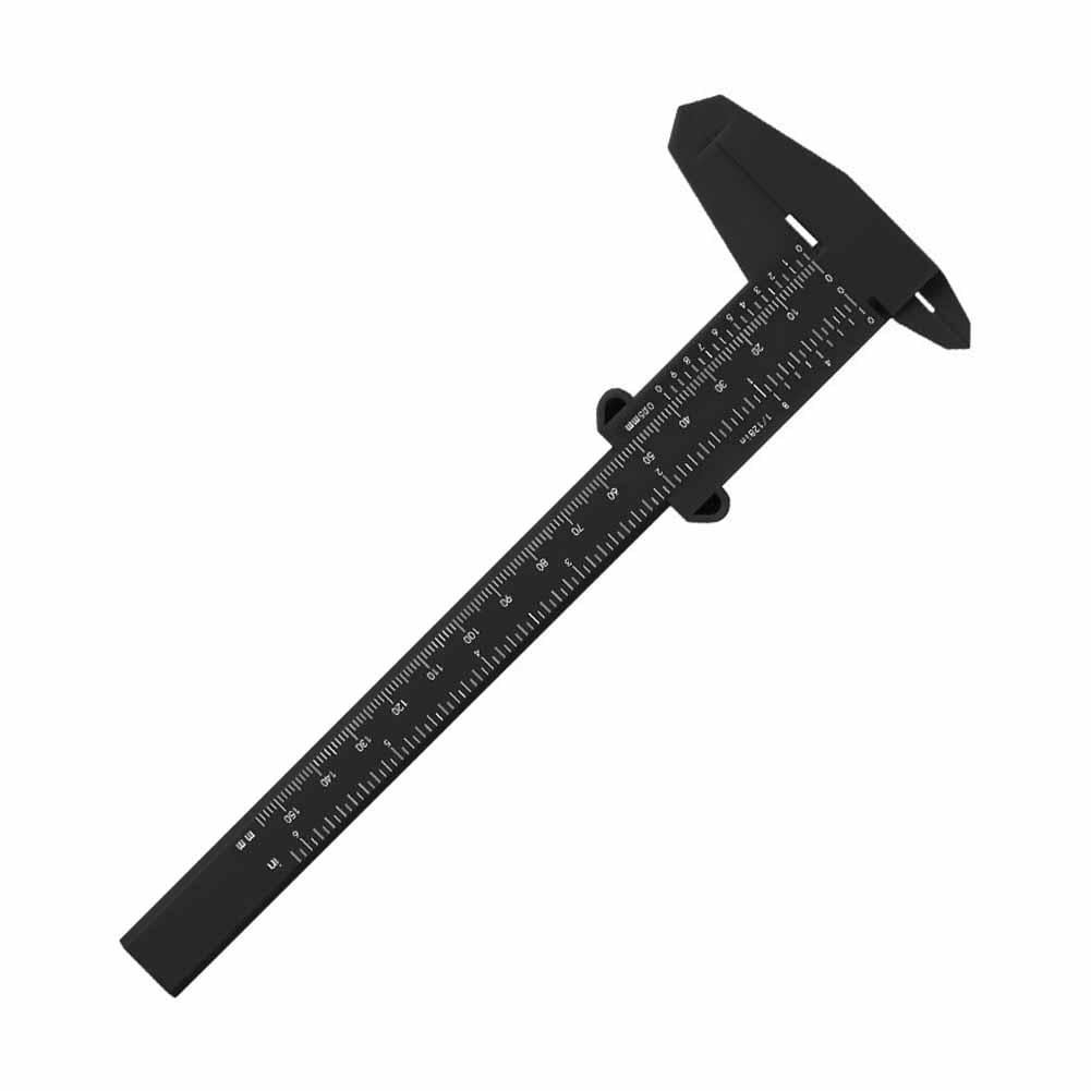 0-150mm Vernier Calipers Double Rule Scale Plastic Measure Depth Height ...
