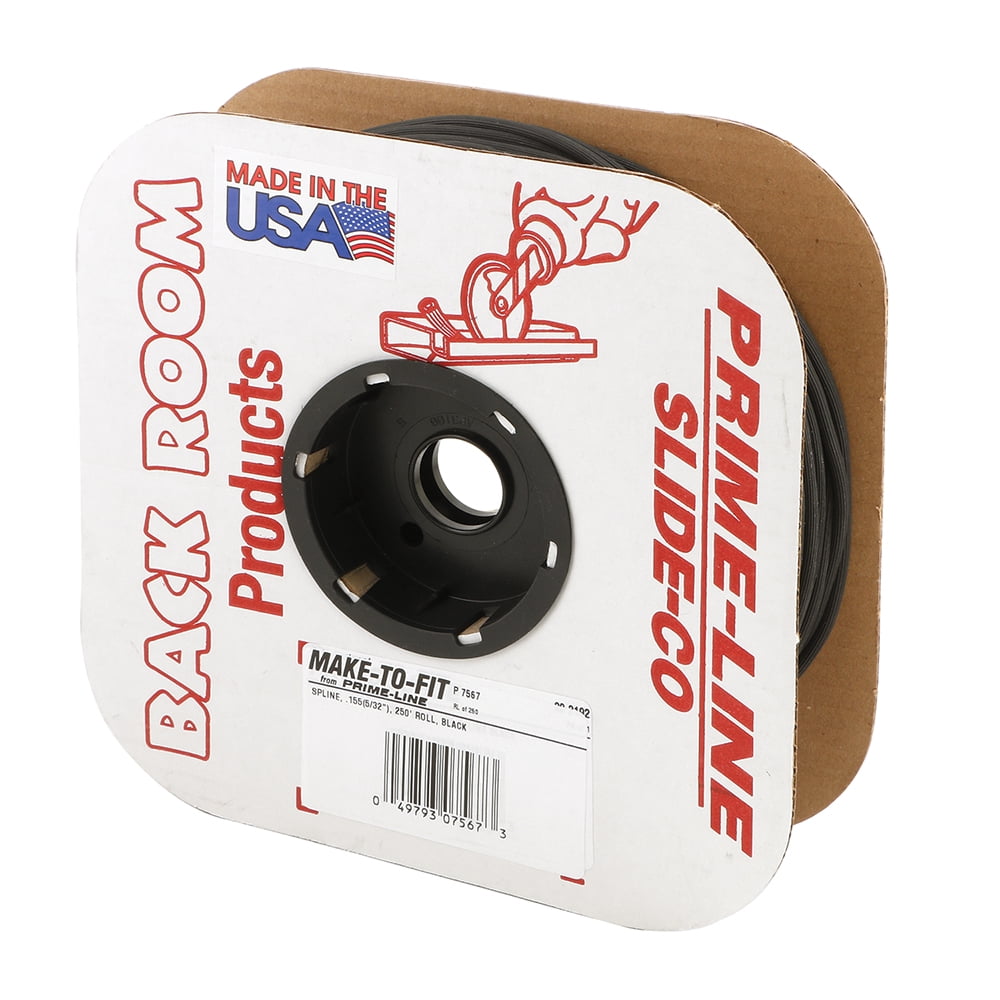 0.155 in. x 250 ft. Roll Black Spline - Walmart.com