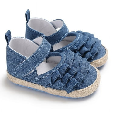Newborn Baby Girl Soft Crib Shoes Infants Anti-slip Sneaker Prewalker 0 ...