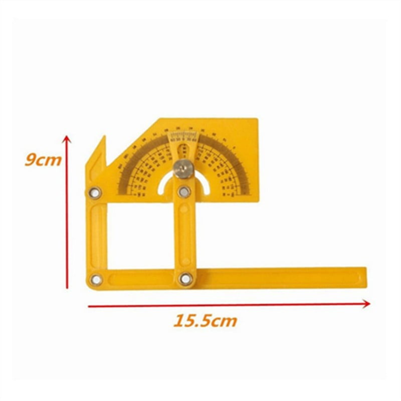 0-180 Degrees Plastic Angle Finder Protractor Goniometer Angle ...