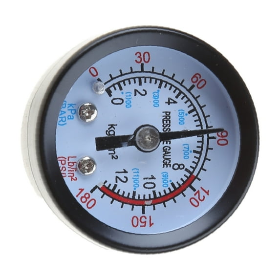 0-180 psi/kPa Dual Scale Pressure Guage 4.2cm Dia 0-12Bar Air Pressure ...