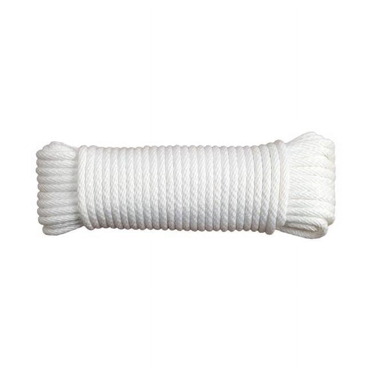 0.187 in. x 100 ft. Diamond Braided Polypropylene Rope, White - Walmart.com