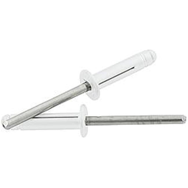 0.19 in. Medium Head Multi-Grip Flange Type Rivets - Steel Mandrel ...