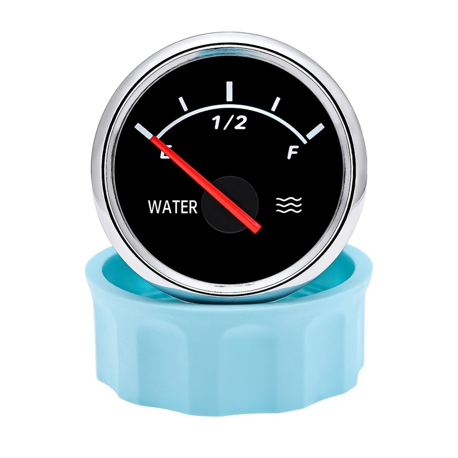 0-190ohm 52mm Water Level Gauge Red LED Pointer Water Tank Level ...