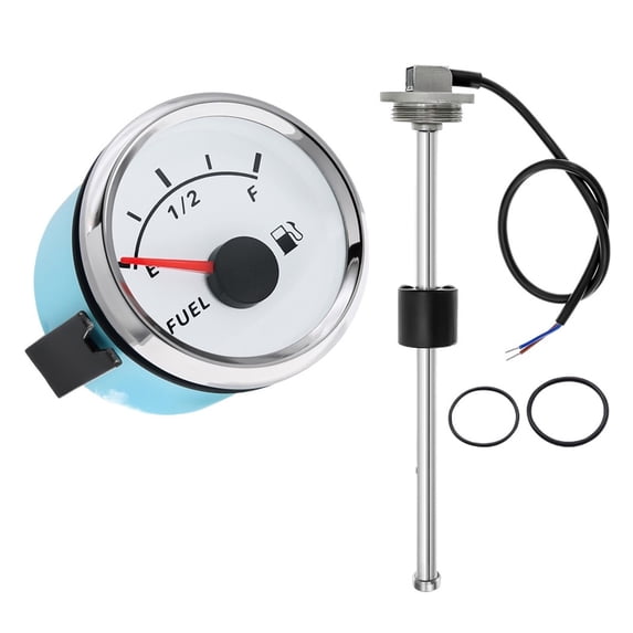0-190ohm Oil Liquid Tank Fuel Level Indicator 52MM Fuel Level Gauge ...