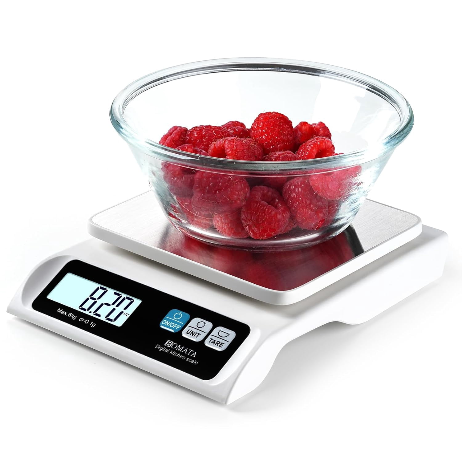 0.1g/ 13lb Food Scale, Digital Kitchen Scale with Removable Stainless ...