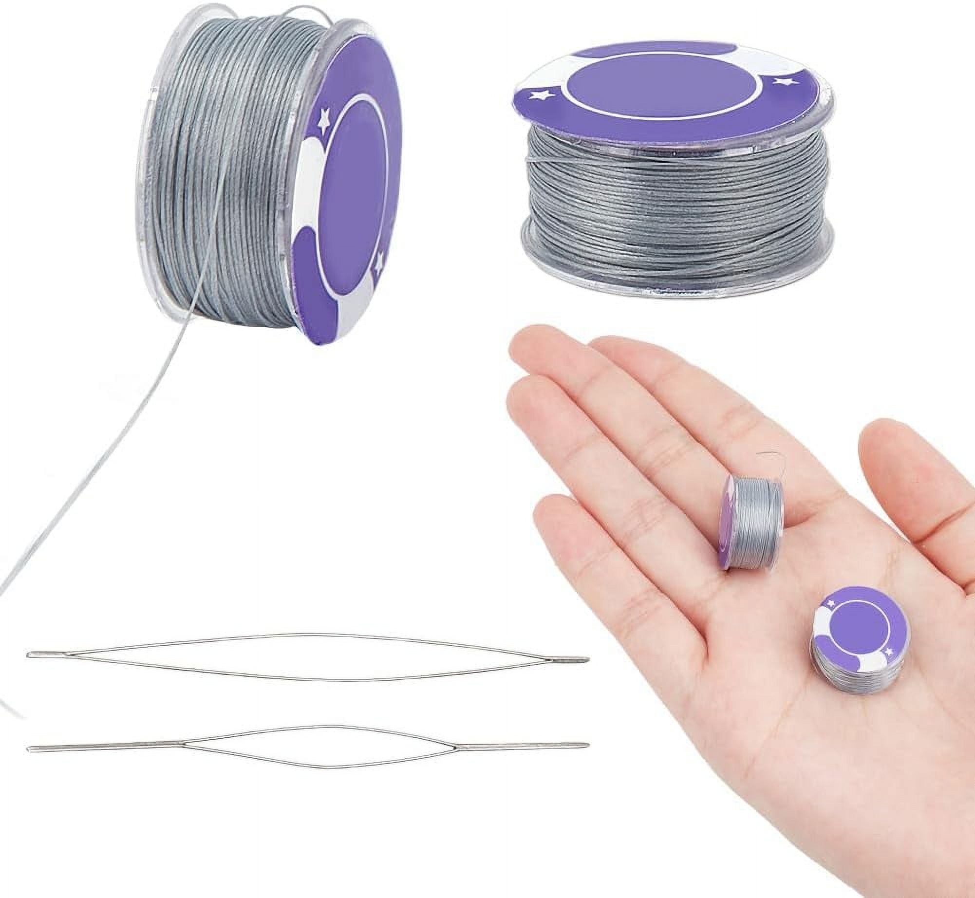 0.1mm Seed Bead Thread 100 Yards Bracelet Cord Beading Thread Special ...