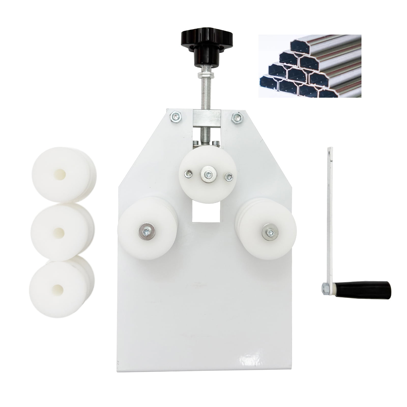 0.2"-0.6" Hand-Cranked Aluminum Strip Rolling Winding Machine with ...