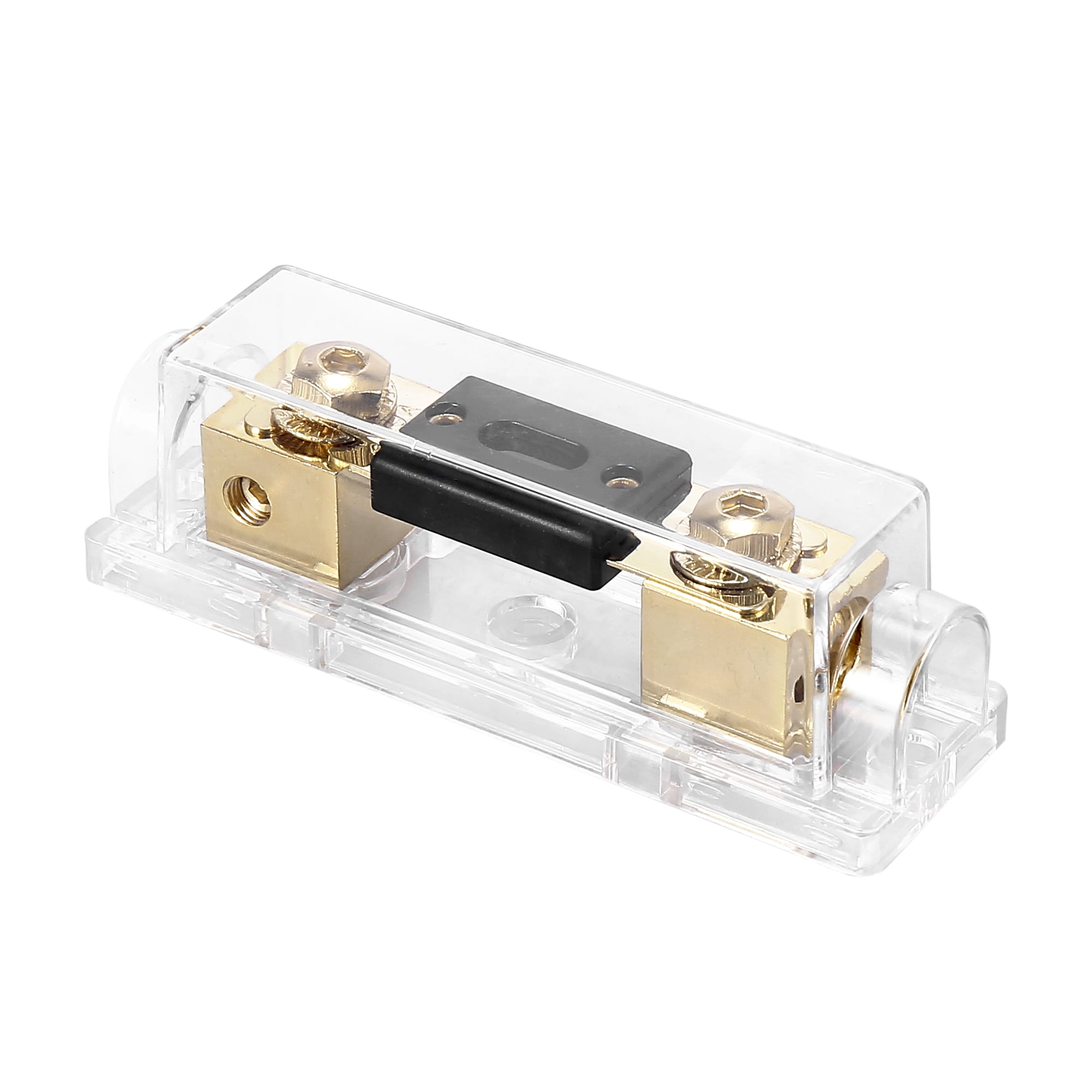 0/2/4 Gauge Inline ANL Fuse Holder Clear Fuse Block Box with 200A Fuse ...