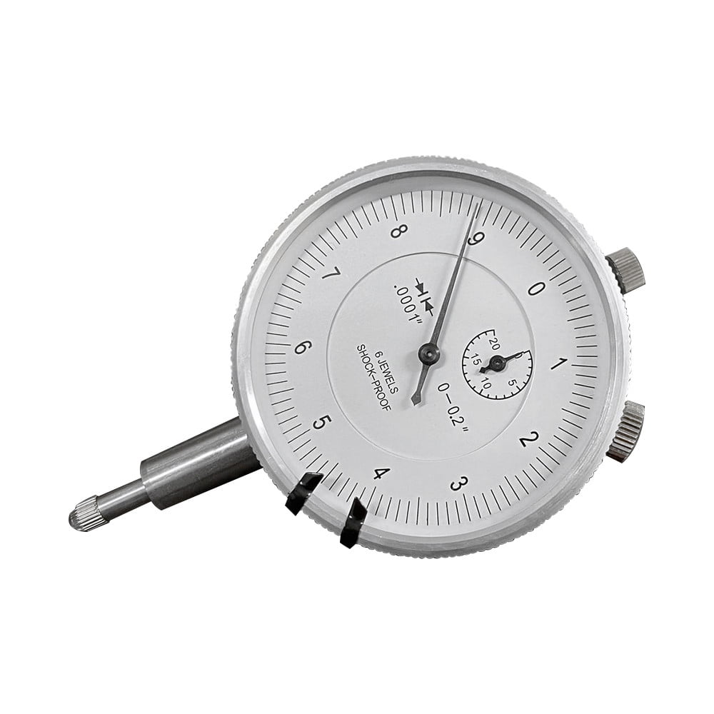 0.2" HIGH PRECISION DIAL INDICATOR .0001" SHOCK-PROOF LUG BACK - Walmart.com