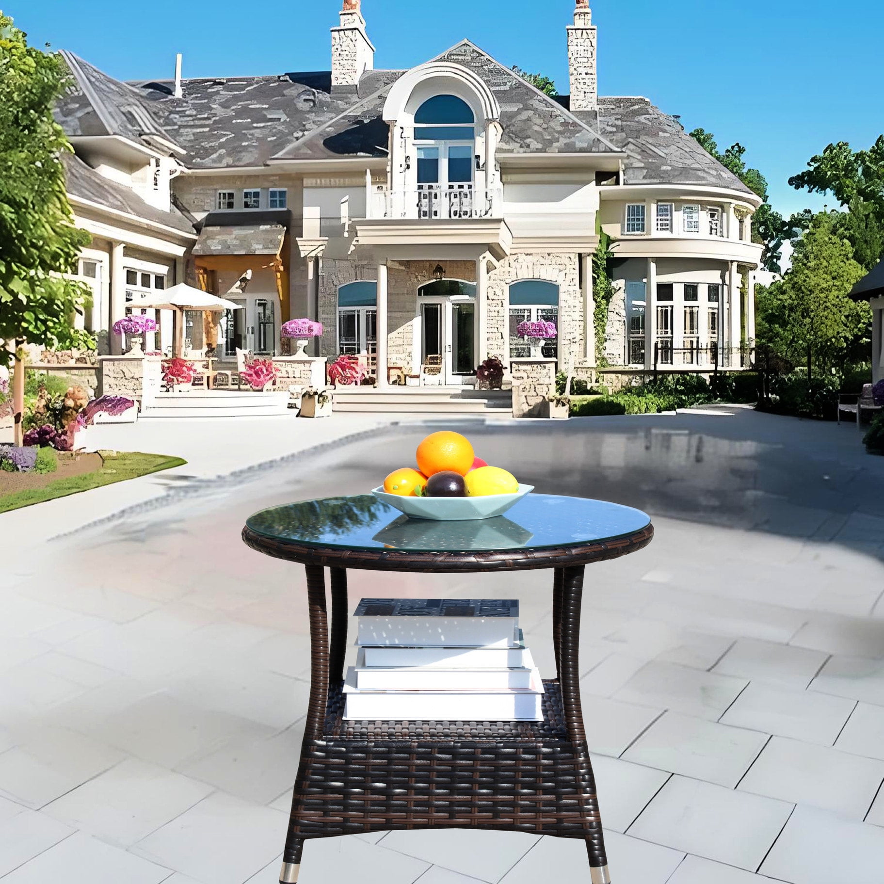 0.2 Tempered Glass Table | Water Resistant Frame | Outdoor Deck ...