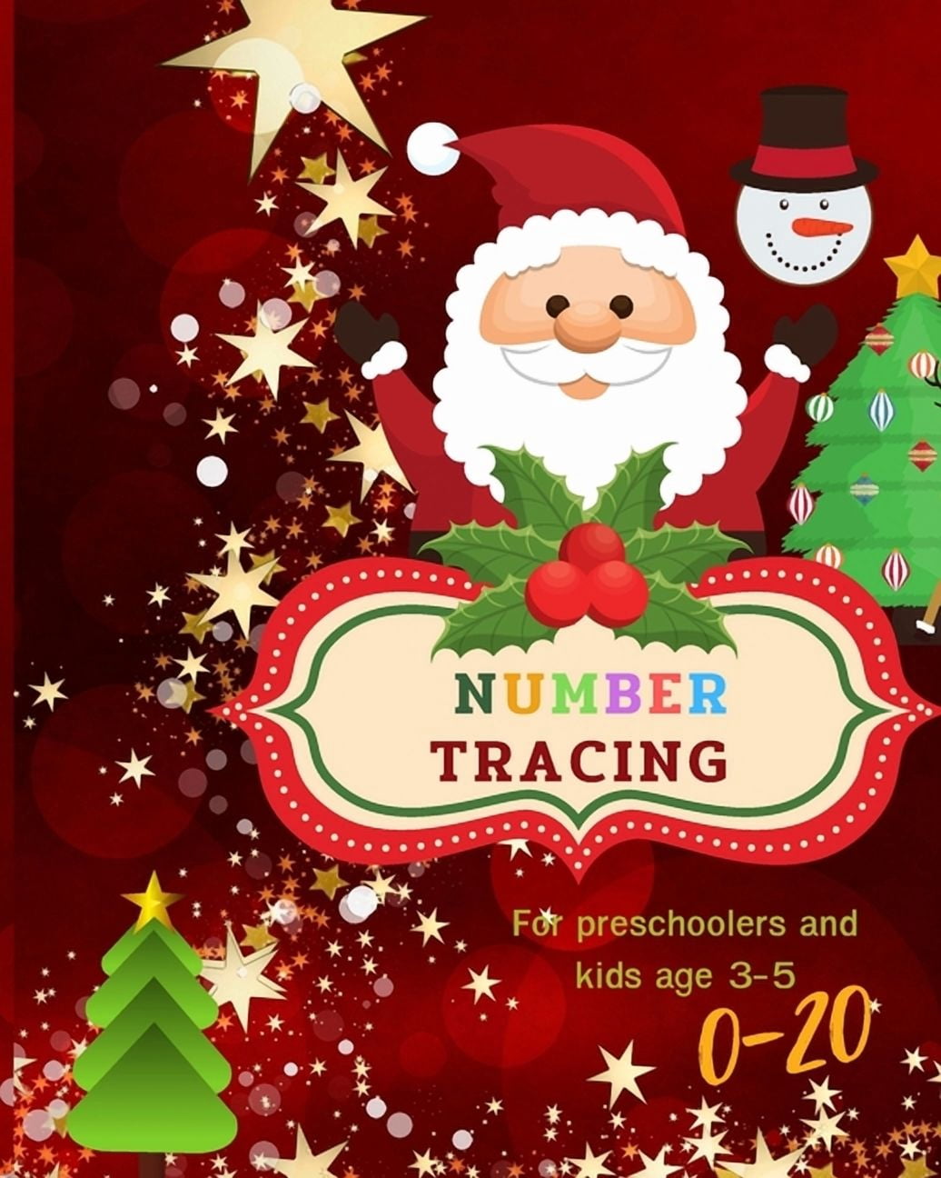 0-20 Number tracing for Preschoolers and kids Ages 3-5 : Book for ...