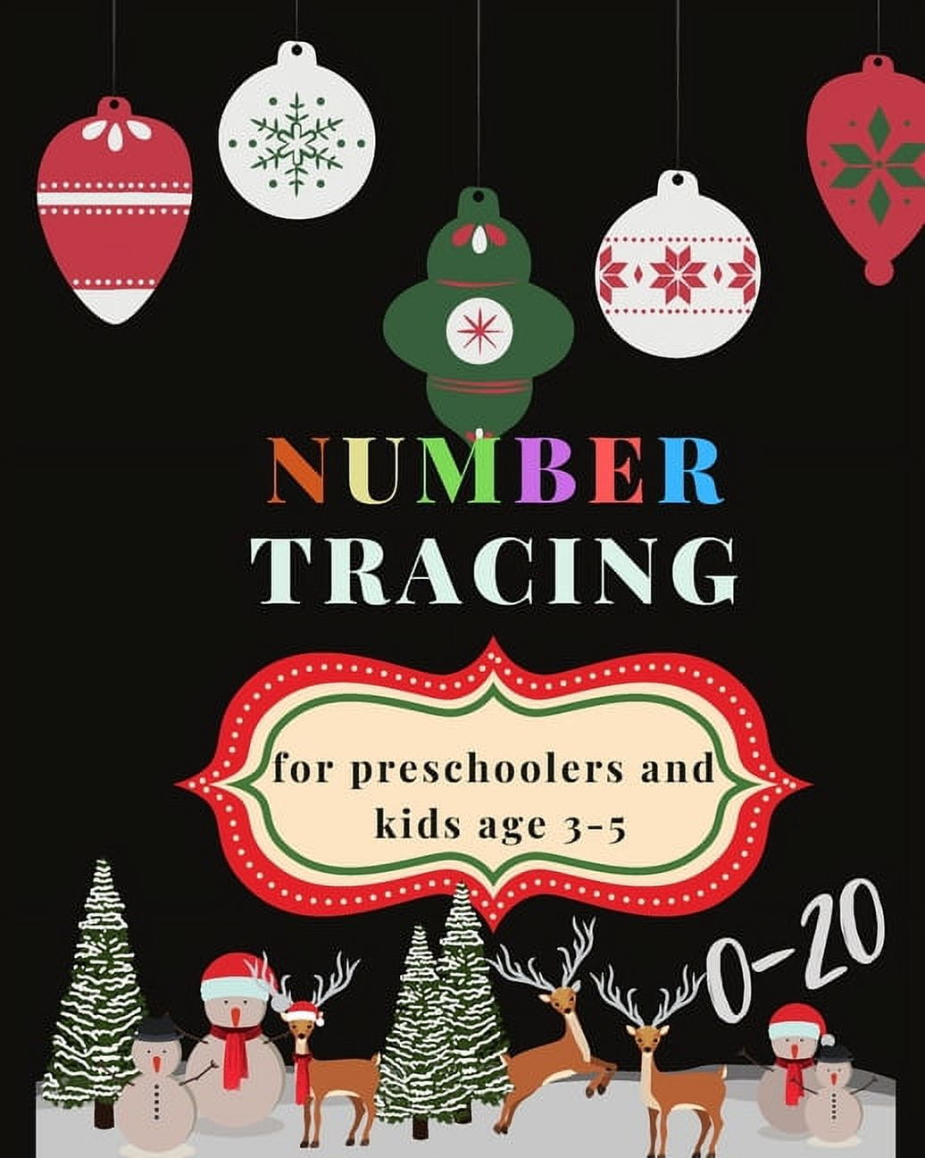 0-20 Number tracing for Preschoolers and kids Ages 3-5: Book for ...