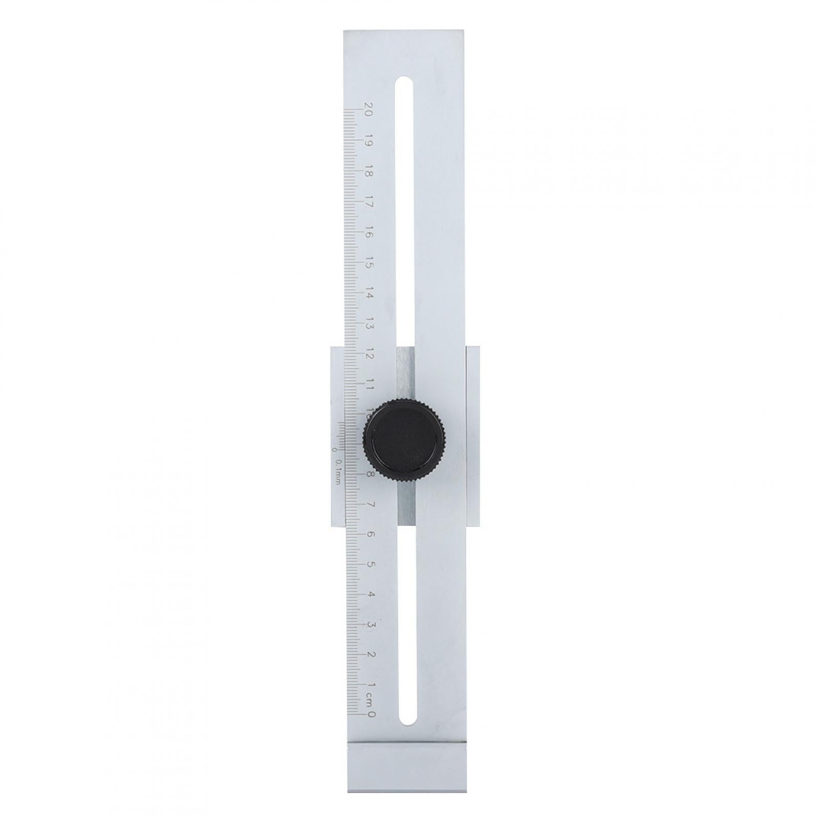 0-200mm Stainless Steel Marking Ruler Gauge Woodworking Marker ...