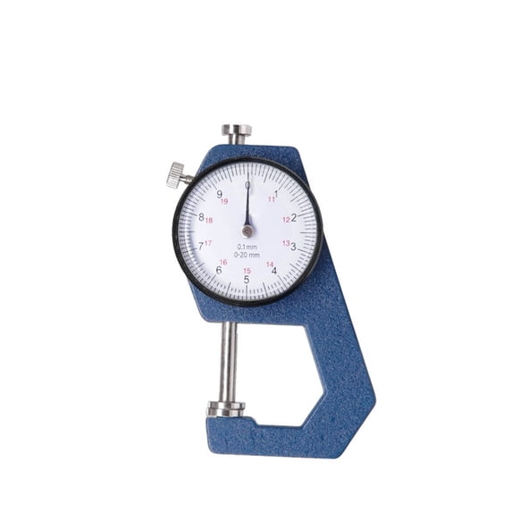0-20mm Dial Thickness Gauge Thickness Meter Tester For Leather Paper ...