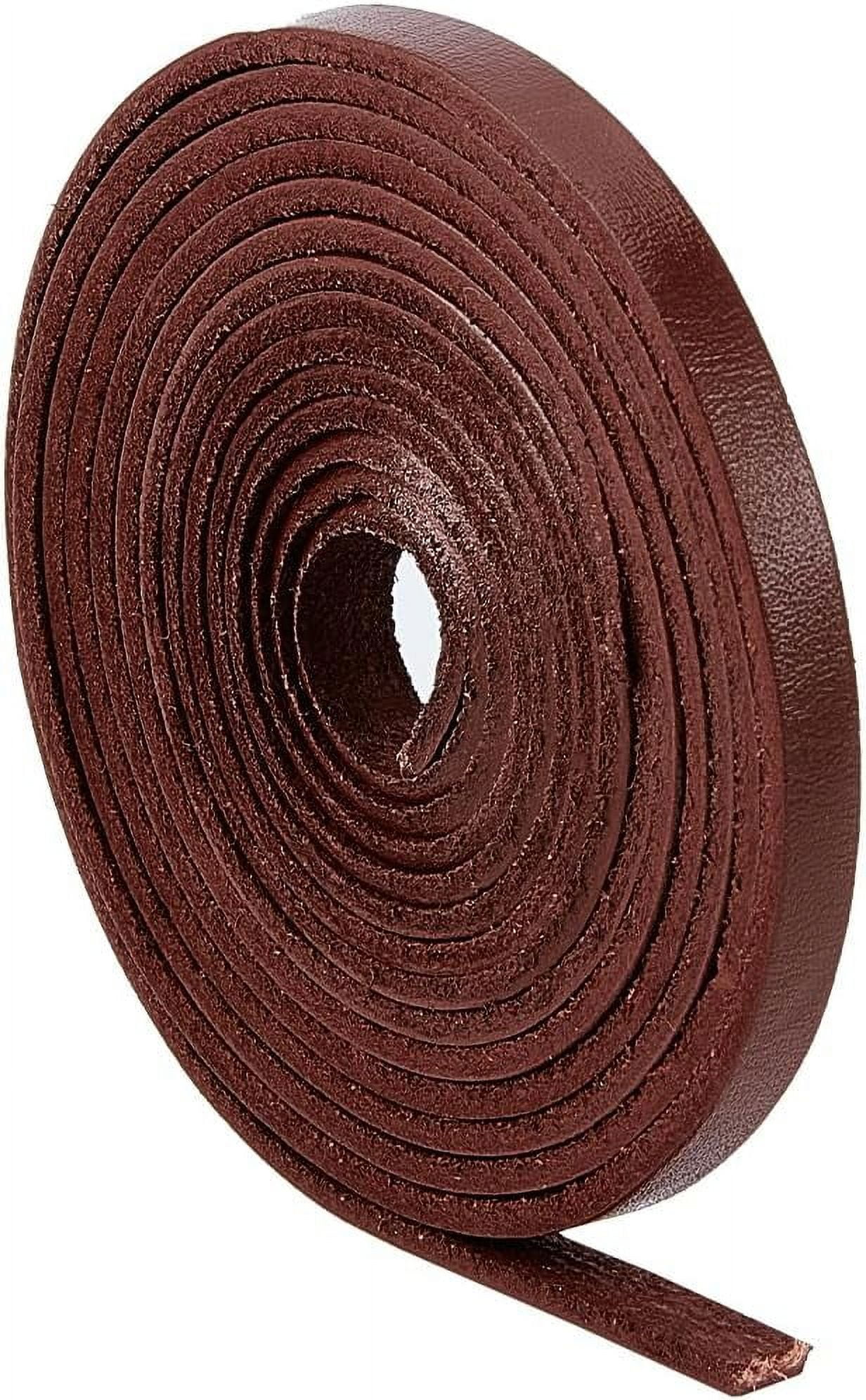 0.24"/6mm Cowhide Leather String 79" Long Full Grain Buffalo Leather ...