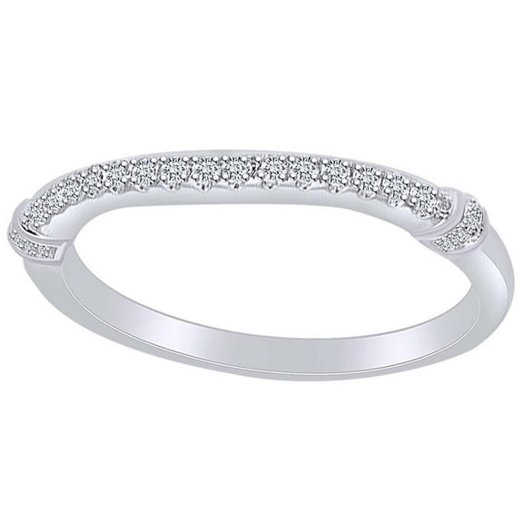 AFFY 1.02 Carat Round Shape Moissanite & Natural Diamond Flower Design ...