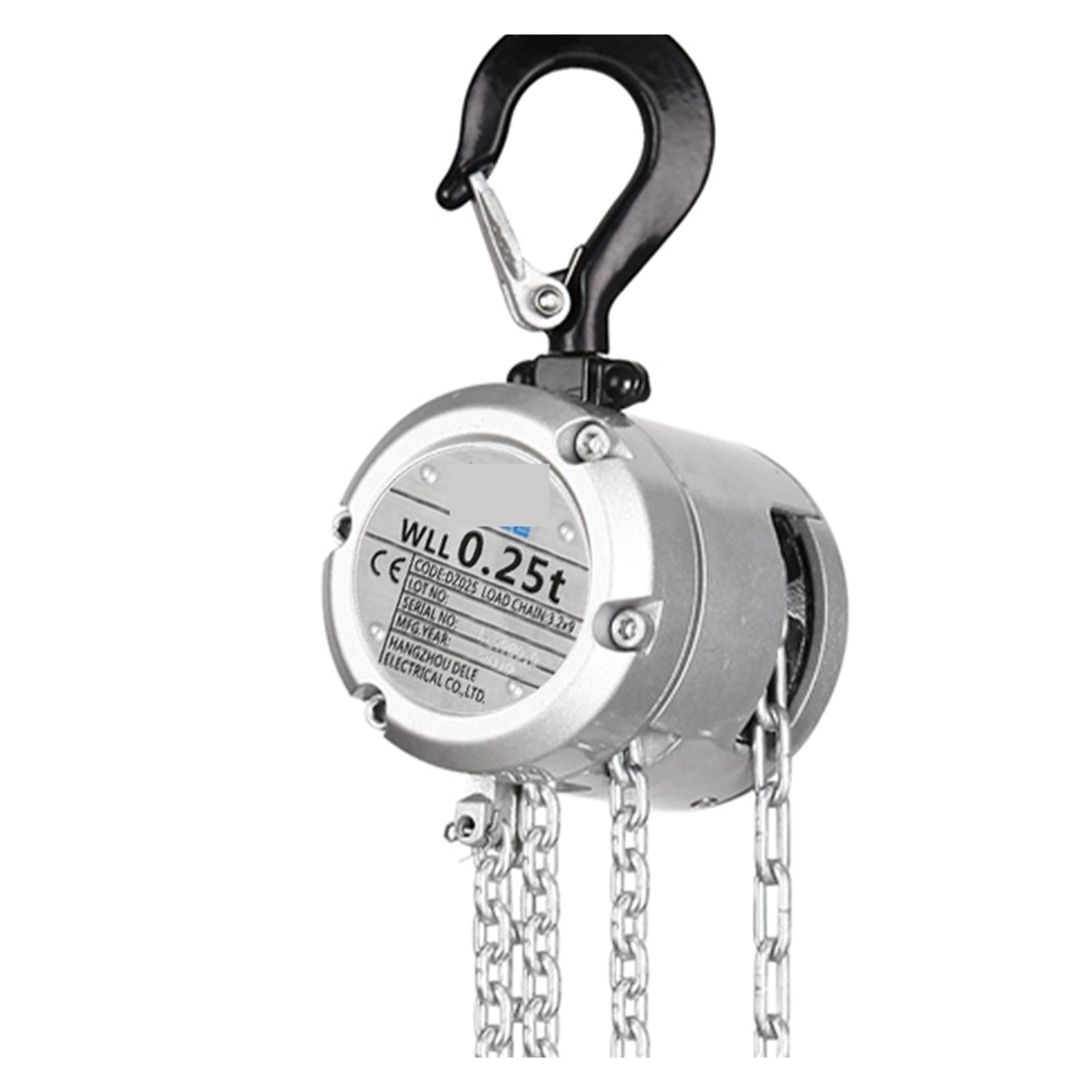 0.25 Ton 0.5 Ton Hand Chain Hoist, Hook Installation Lifting Manual ...