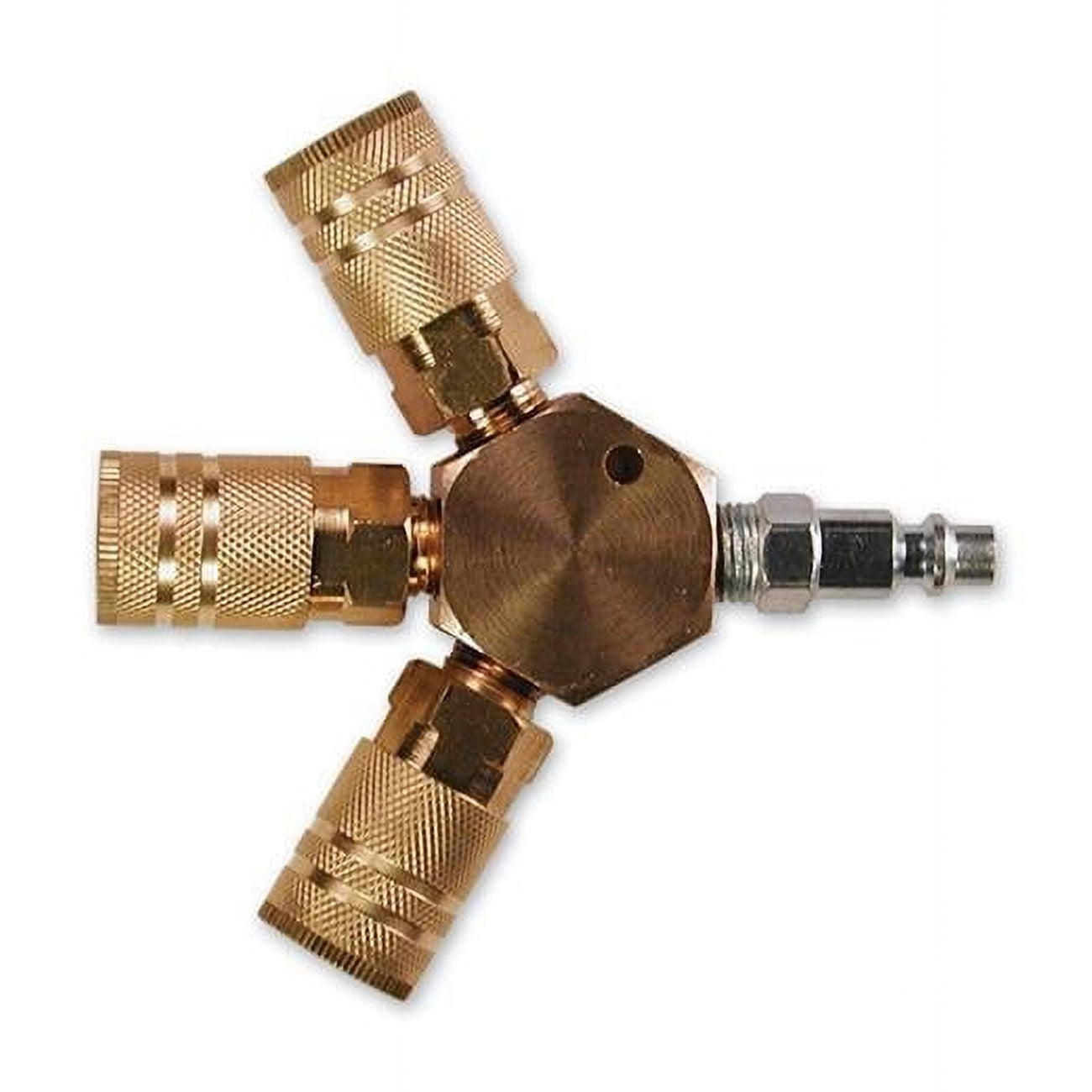 0.25 x 0.37 in. 3-Way HEX Manifold with 3 Couplers, Plug - Walmart.com