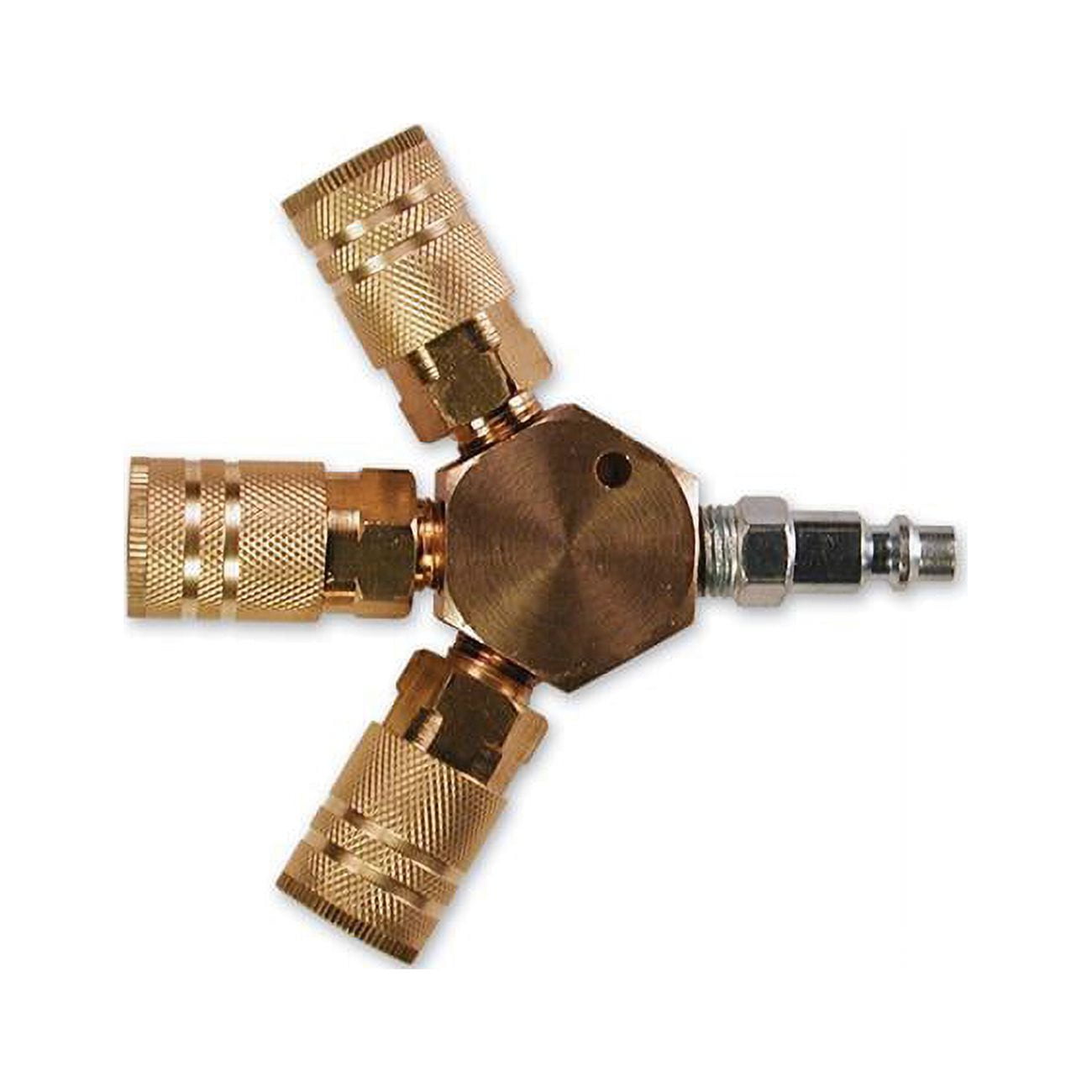 0.25 x 0.37 in. 3-Way HEX Manifold with 3 Couplers, Plug - Walmart.com