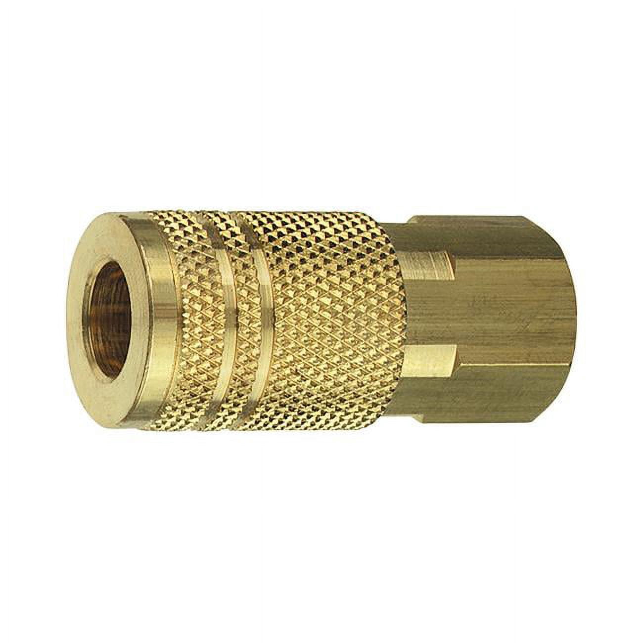 0.25 x 0.37 in. Amflo FNPT-D Brass Style Coupler, Assorted - Pack of 10 ...