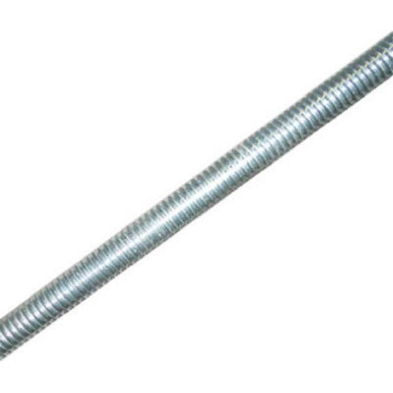0.25 x 36 in. Coarse Zinc Plated Threaded Steel Rod - Walmart.com