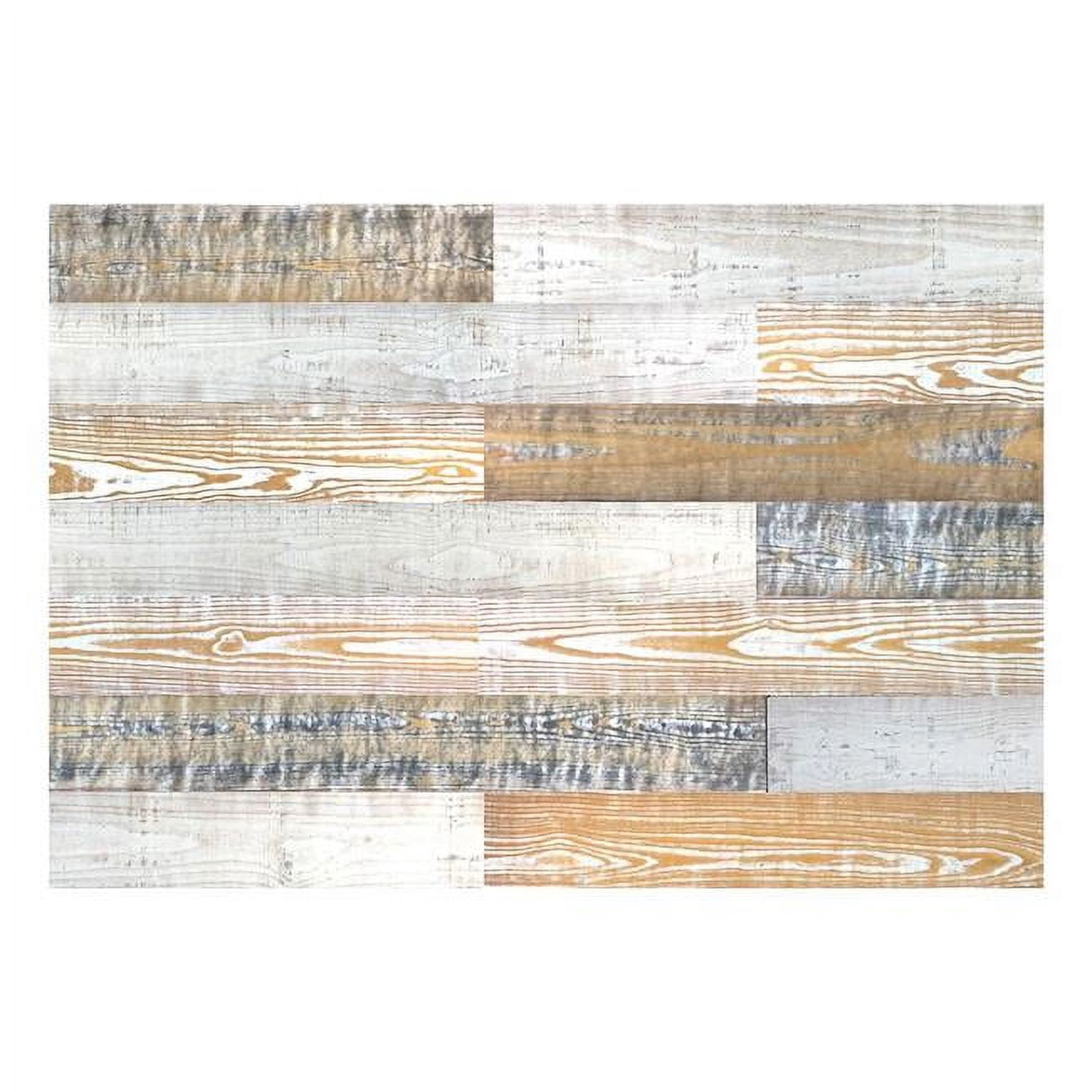 0.25 x 5 x 48 in. Thermo Treated White Gray & Whitewash Mixed Color ...