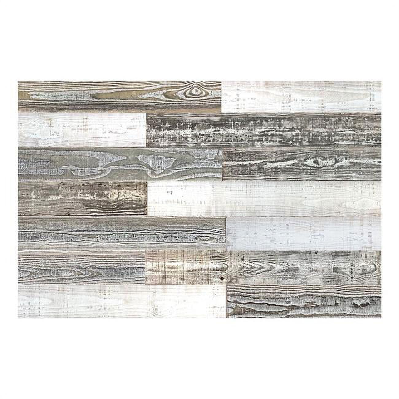 0.25 x 5 x 48 in. Thermo Treated White Gray & Whitewash Mixed Color ...