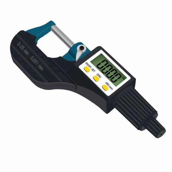0-25MM Digital Outside Micrometer Extra Large LCD Screen 0.001 Mm ...