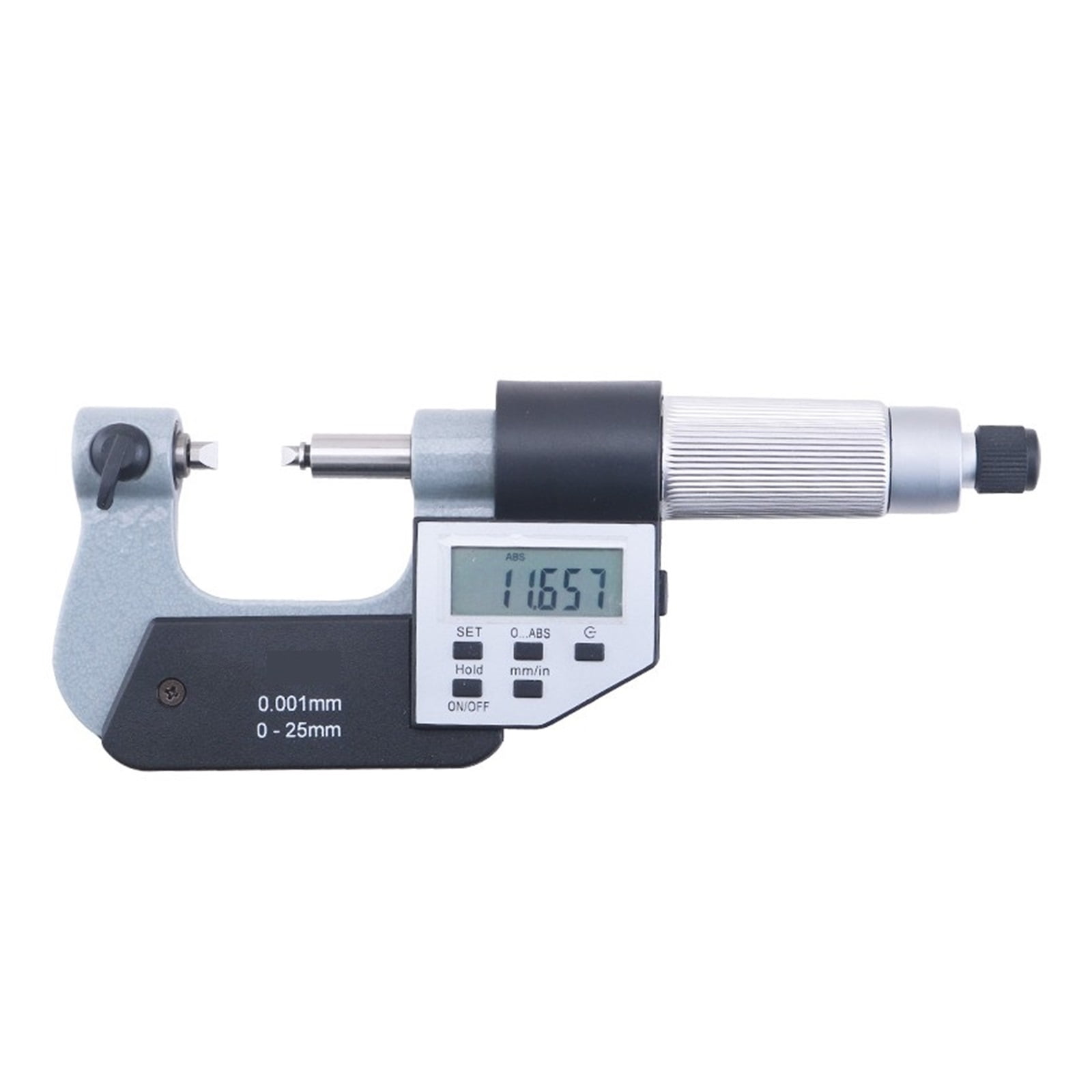 0-25mm 25-50mm Digital Screw Thread Micrometers with double measuring ...