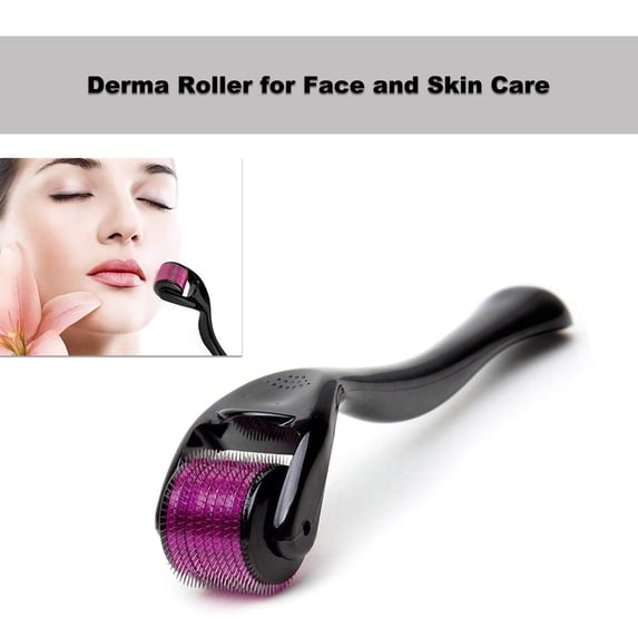 YIYI GUO 0.25mm Titanium Micro Needle Roller, Facial Exfoliation Tool ...