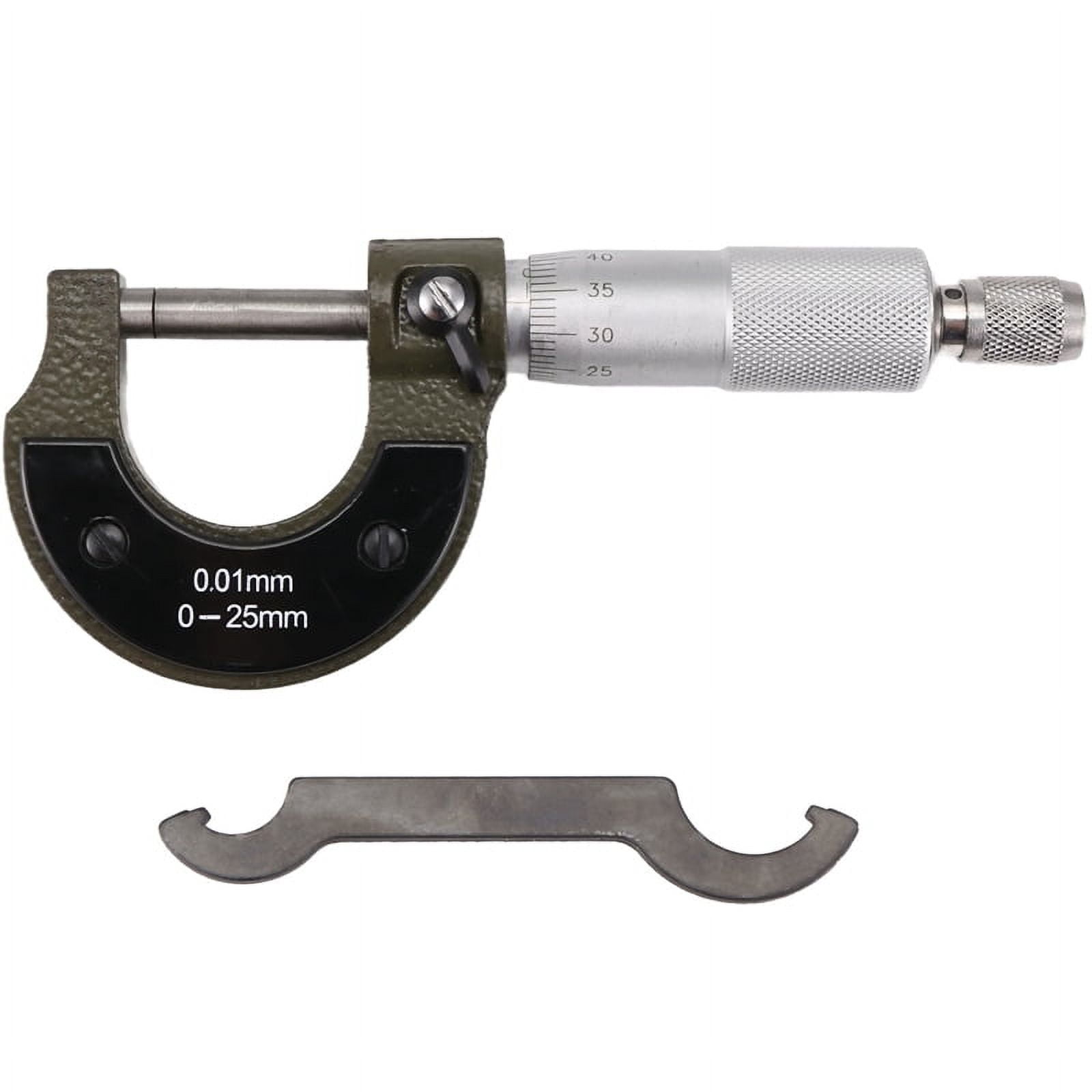 0-25mm Metric Micrometer Carbon Steel Outside Micro-Meters Precise ...